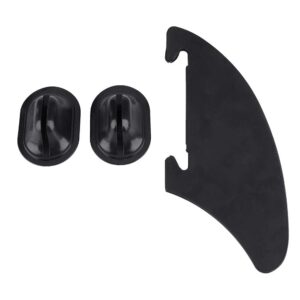 Tracking Fin,Kayak Skeg Tracking Fin Integral Fin Mounting Points Black Watershed Board Kayak Boats Canoe Accessories Skeg for Kayak