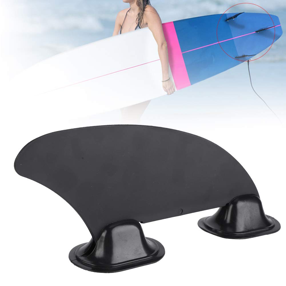 Tracking Fin,Kayak Skeg Tracking Fin Integral Fin Mounting Points Black Watershed Board Kayak Boats Canoe Accessories Skeg for Kayak