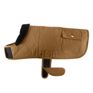 Carhartt Firm Duck Insulated Dog Chore Coat Brown/Brass, Small