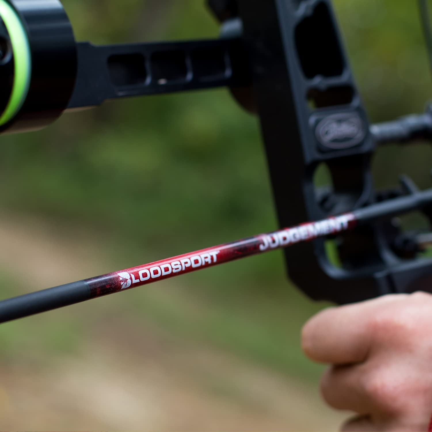 BLOODSPORT Judgement Bare Shaft Lightweight Precise Durable Carbon Hunting Arrow for Compound Bow - 31" Length, 244" Standard-Diameter, 001" Straightness, 12 Pack, 300 Spine