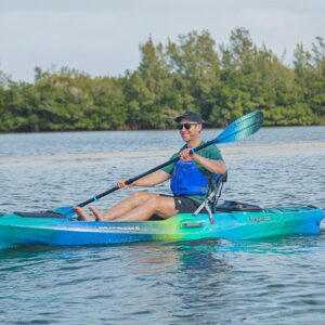 Wilderness Systems Pungo Glass Recreation/Touring Kayak Paddle | Fiberglass Blade | Adjustable Carbon/Fiberglass Shaft (220-240cm)