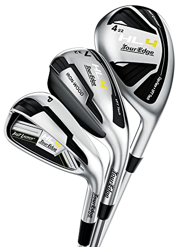 Tour Edge HL4 to-Go Mens Complete Golf Set Uniflex-Steel-RH, Black/White, one Size (HNSRSU13.B)