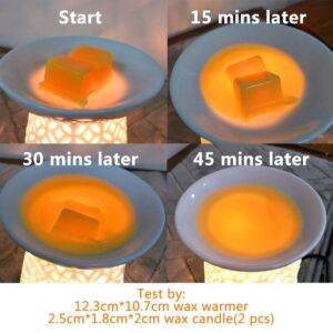 Wax Warmer Bulbs,20 Watt Bulbs for Middle Size Scentsy Warmers,G30 Globe E12 Incandescent Candelabra Base Clear Light Bulbs for Candle Wax Warmer,Long Last Lifespan 6 Pack