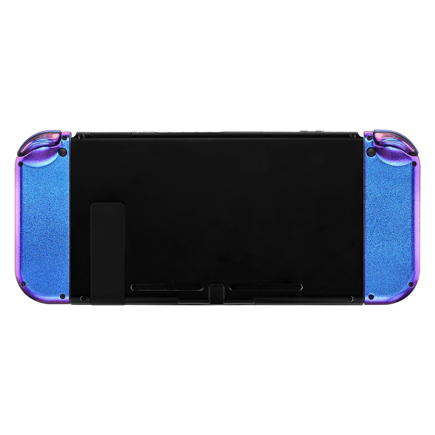 eXtremeRate DIY Replacement Shell Buttons for Nintendo Switch & Switch OLED, Chameleon Purple BlueCustom Housing Case with Full Set Button for Joycon Handheld Controller - Console Shell NOT Included