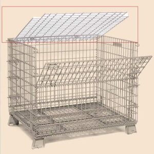 lid only - 32 x 40 folding wire container accessory lid-hinged