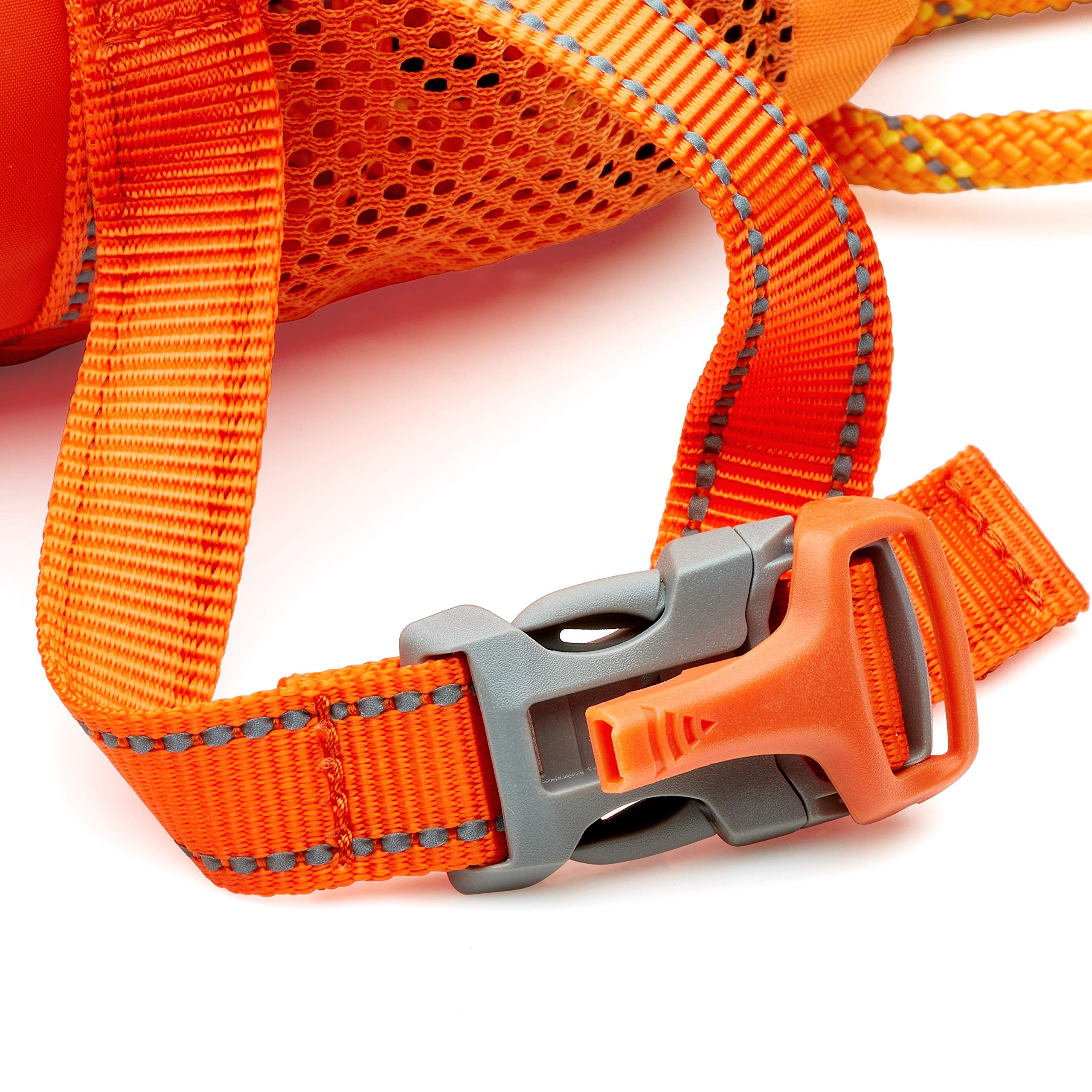 Skog Å Kust Rescue Throw Bag w/ 50-Feet of Floating Reflective Rope (Orange Reflective, 50' x 8mm)