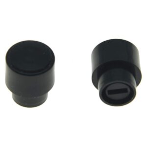 kaish pack of 2 black barrel switch tip 3 way or 4 way pickup selector switch knobs for usa tele/telecaster