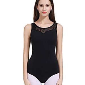 ModLatBal Women and Grils Lace Tank Leotards for Ballet Dance