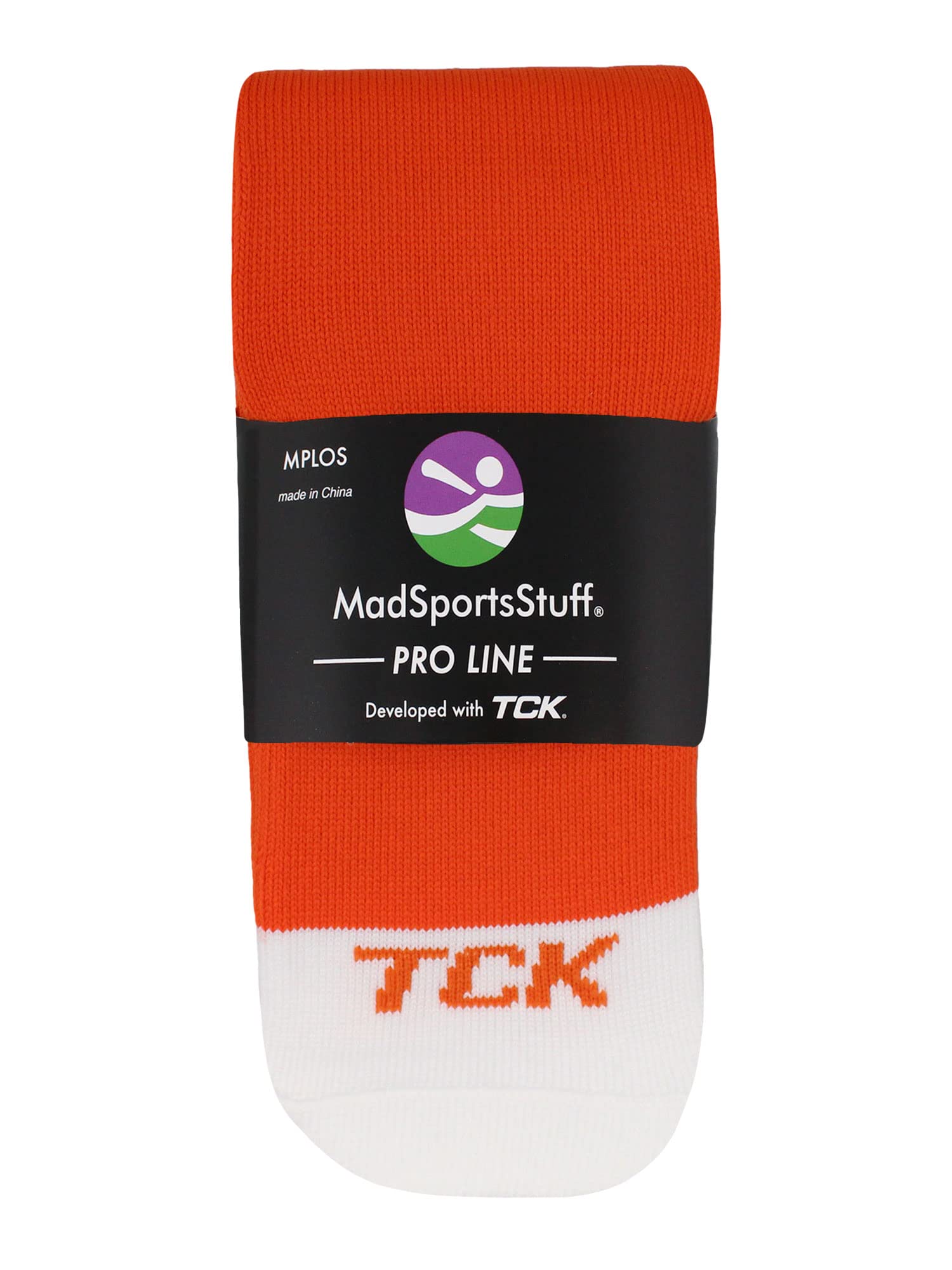 MadSportsStuff Pro Line Over the Calf Baseball Socks (Orange, Small)