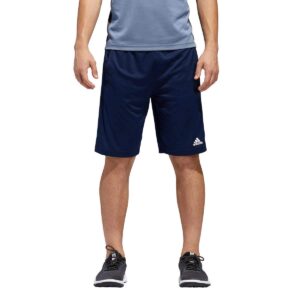 adidas Men's Active Zip Pocket Shorts (Medium, Navy)