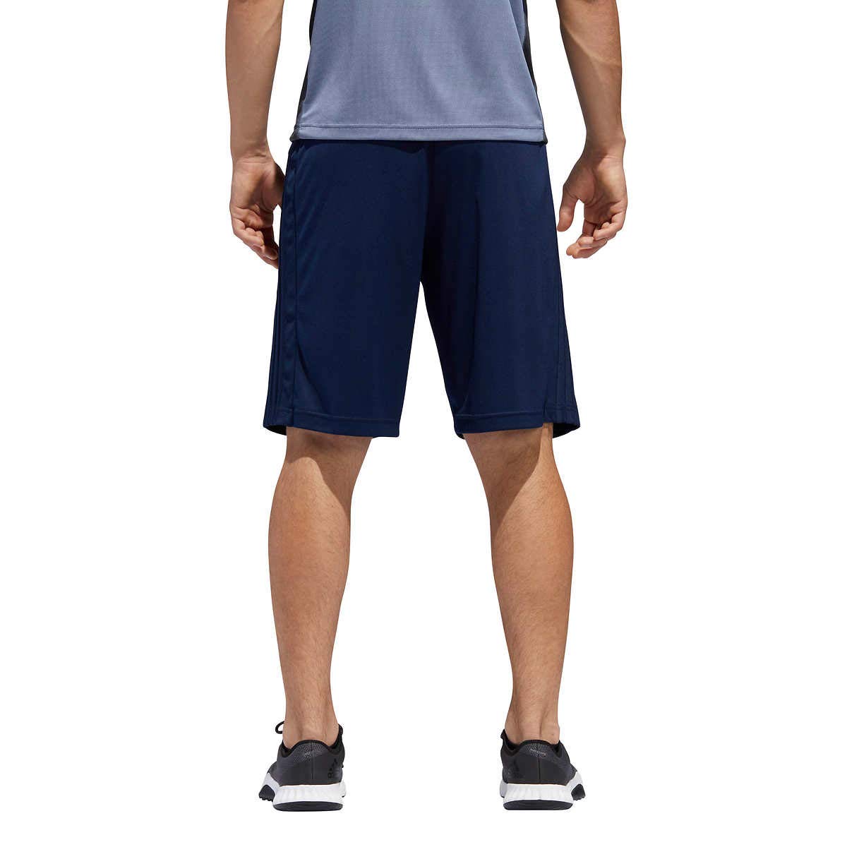 adidas Men's Active Zip Pocket Shorts (Medium, Navy)