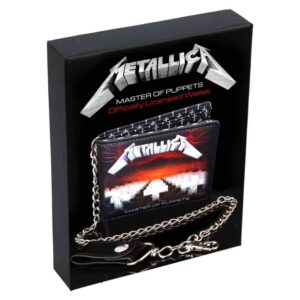 Nemesis Now Heavy Metal Band Music Wallet, Rock Band Merch - Metallica