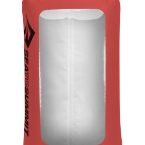 Sea to Summit View Dry Sack, See-Thru Dry Bag, 35 Liter, Red