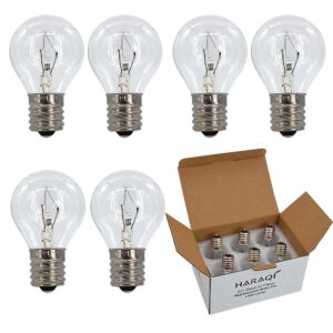 6 pack s11 e17 base 25 watt bulbs for lava lamps,replacement bulbs for lava lamps,glitter lamps