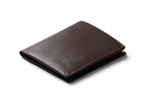 bellroy note sleeve, slim leather wallet, rfid editions available (max. 11 cards and cash) - javacar