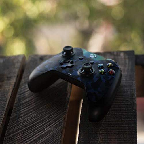 Skinit Decal Gaming Skin Compatible with Xbox One Controller - Originally Designed Blue Street Camo Design