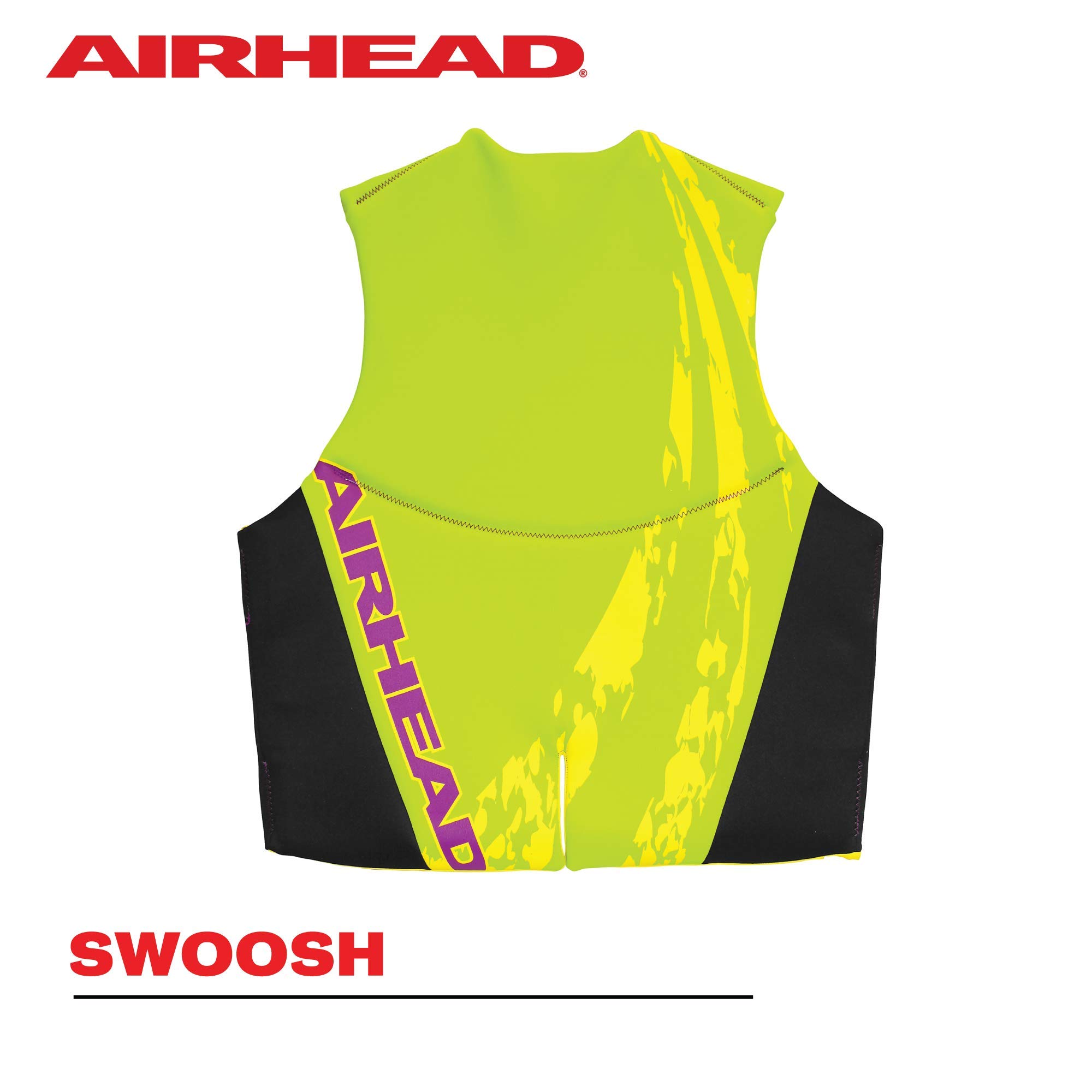 Airhead Swoosh Kwik-Dry Neolite Life Jacket, US Coast Goard Approved Type III Life Jacket, Adult and Youth Sizes