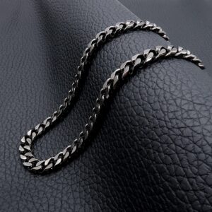 newtro Wallet Chain Men Women Boy Girl, Biker Motorcycle Pants Jean Punk Long Key Chain Ring Holder Black 24" (D06BK24)