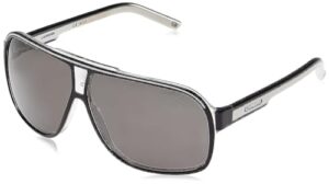 carrera grand prix 2/s sunglasses grand2s-07c5-m9-6409 - black crystal frame, gray cp pz lenses,