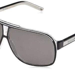 Carrera Grand Prix 2/S Sunglasses GRAND2S-07C5-M9-6409 - Black Crystal Frame, Gray Cp Pz Lenses,