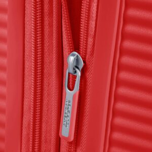 American Tourister Soundbox - Spinner Small Expandable Hand Luggage, 55 cm, 41 liters, Red (Coral Red)