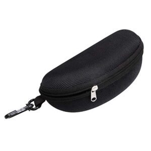 lertree yuyeran portable waterproof sunglasses eyeglasses case zipper hard shell box with clip (1pc)