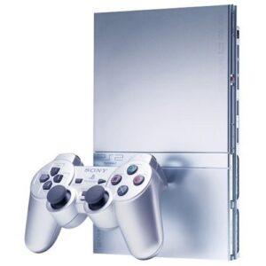 playstation 2 slim silver (renewed)