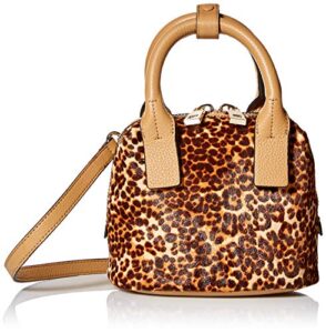 vince camuto kimi small satchel, natural leop