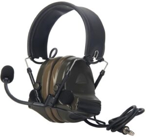 【z-tac official store】 ztactical zcomta ii tacticalheadset g:1 non-mil z041-fg noisecanceling sound collection soundproof with mic