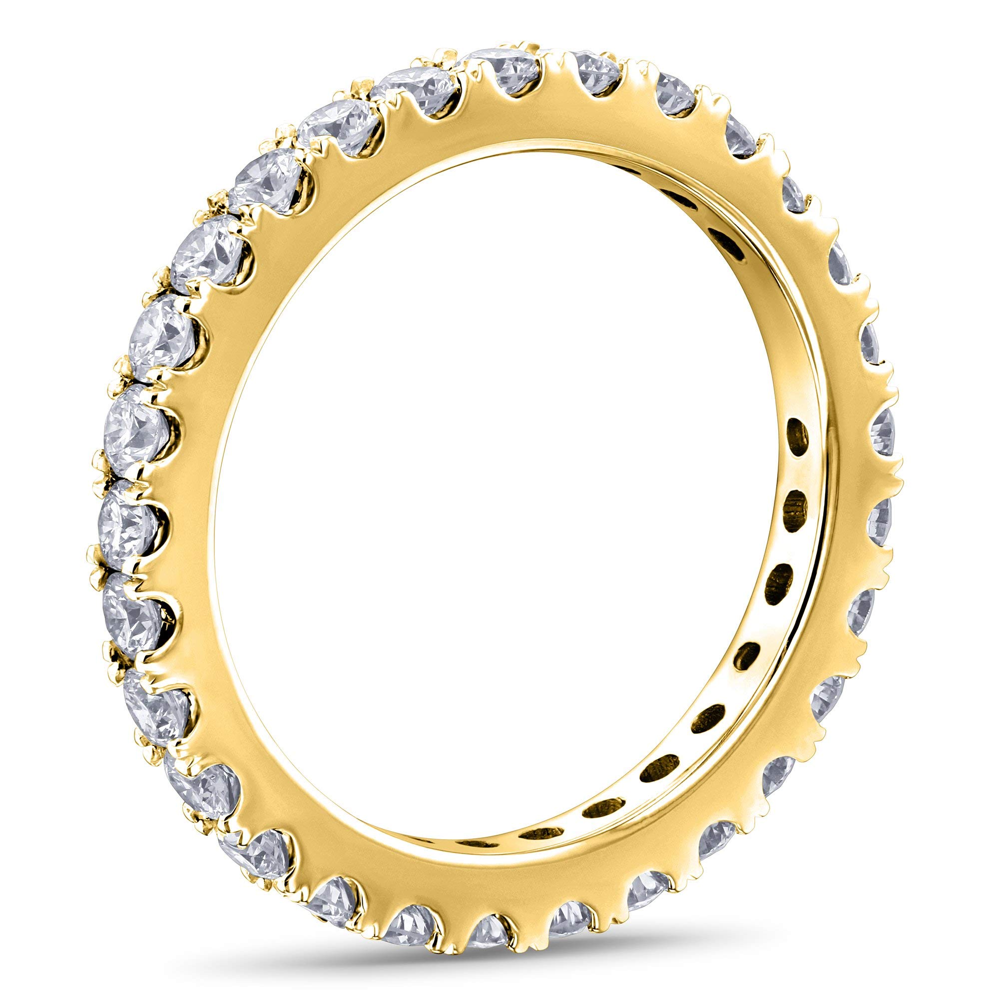 Kobelli 1ct Lab Grown Diamond Eternity Gold Band - white-gold / 5.5