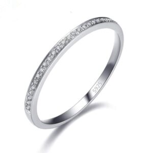 tenfit 925 sterling silver ring for women wedding bands jewelry cubic zirconia anniversary promise ring