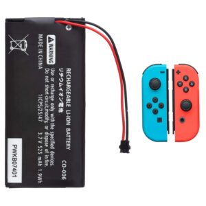 OSTENT 525mAh Rechargeable Battery Pack Replacement for Nintendo Switch Joy-Con Controller