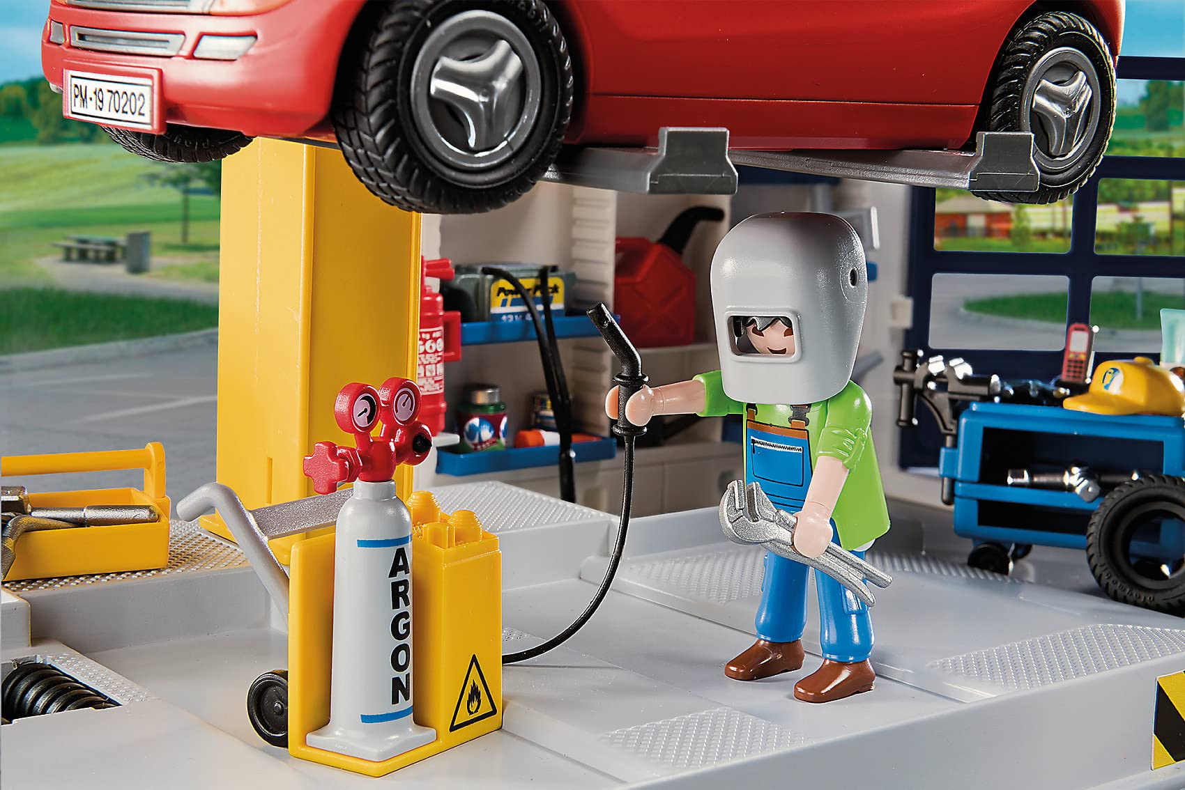 Playmobil Car Repair Garage