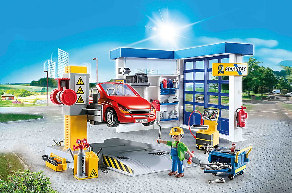 Playmobil Car Repair Garage