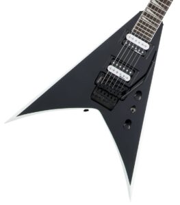 jackson js series king v js32 - black with white bevels