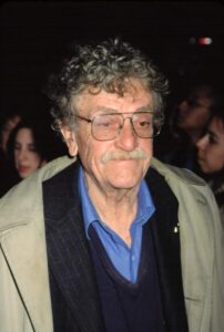 posterazzi poster print collection kurt vonnegut at premiere of gosford park ny 1232001 by cj contino celebrity (8 x 10)