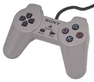 sony playstation controller - gray (non-dualshock) (renewed)