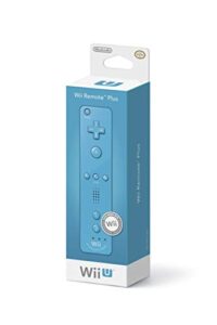 nintendo wii remote plus - blue (renewed)