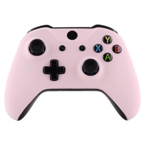 extremerate replacement front housing shell for xbox one s/x controller, cherry blossoms pink custom kit faceplate cover case for xbox wireless controller (model 1708) - controller not included