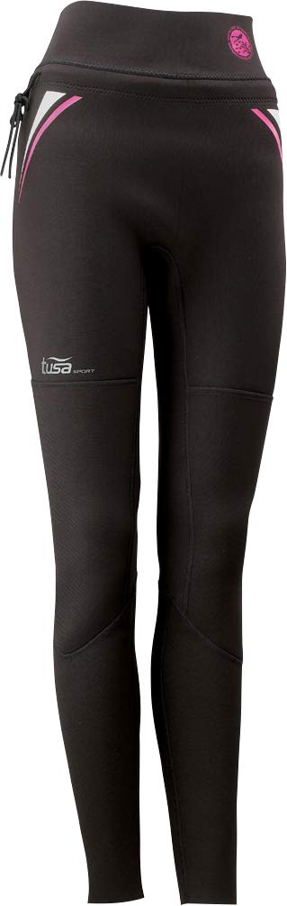 TUSA Sport Womens 2mm Neoprene Wetsuit Pants, Large, Black