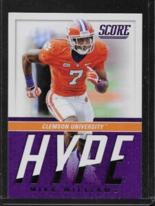 2017 score hype #4 mike williams nm-mt