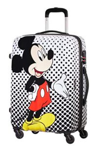 american tourister hand luggage, multicolour (mickey mouse polka dot), 65 centimeters