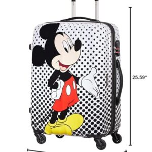 American Tourister Hand Luggage, Multicolour (Mickey Mouse Polka Dot), 65 Centimeters