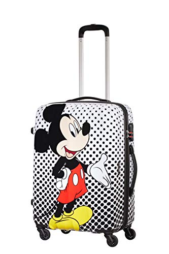 American Tourister Hand Luggage, Multicolour (Mickey Mouse Polka Dot), 65 Centimeters