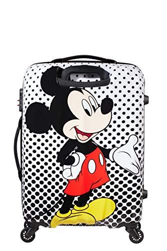 American Tourister Hand Luggage, Multicolour (Mickey Mouse Polka Dot), 65 Centimeters