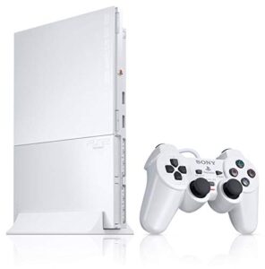 playstation 2 console slim - ceramic white (renewed)