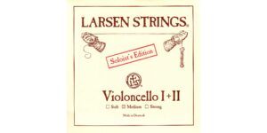 larsen 4/4 cello soloist a and d combo pack medium gauges