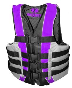 hardcore life vest for adults | high visibility | uscg approved | fully enclosed