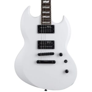 esp ltd viper-256 electric guitar, snow white