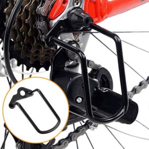 mantain bike rear derailleur guard rack protector universal steel iron for bicycle mountain road cycling